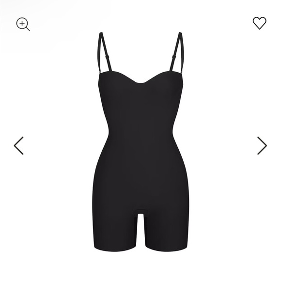 SKIMS | Tops | Skims Body Core Sculpt Underwire Mid Thigh Bodysuit Nwt ...